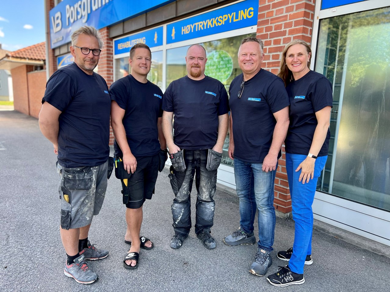 Medarbeidere hos Porsgrunn Rørleggerforretning